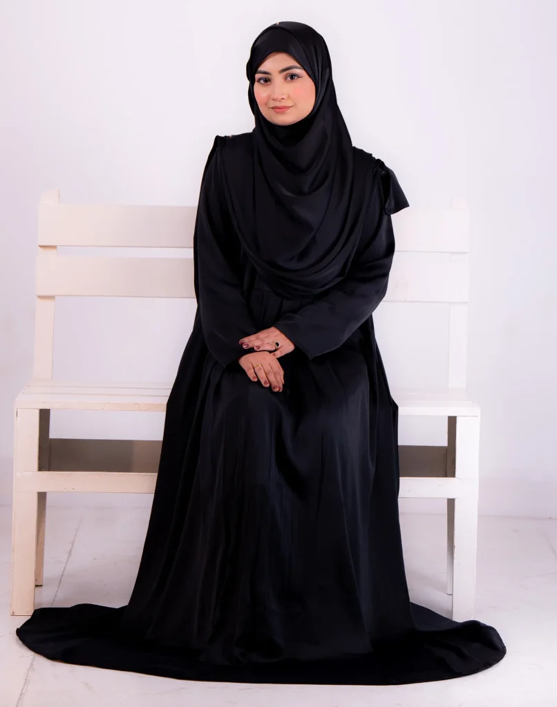 Zarifa Black Abaya – Elegant Modest Wear for Women - Afwa